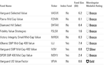 9 Top-Performing Mid-Cap Value Funds | Morningstar